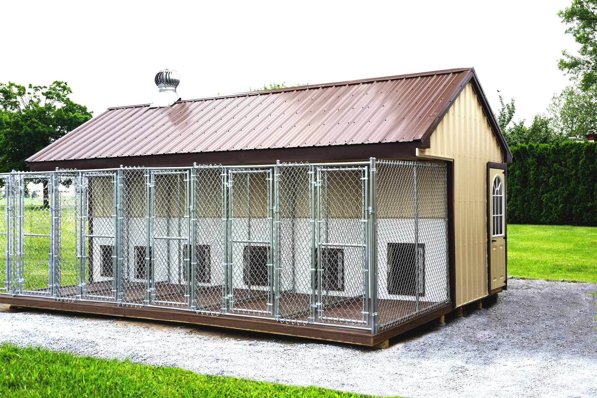Elite Style 8x10 Outdoor Dog Kennel with Roof | New Models